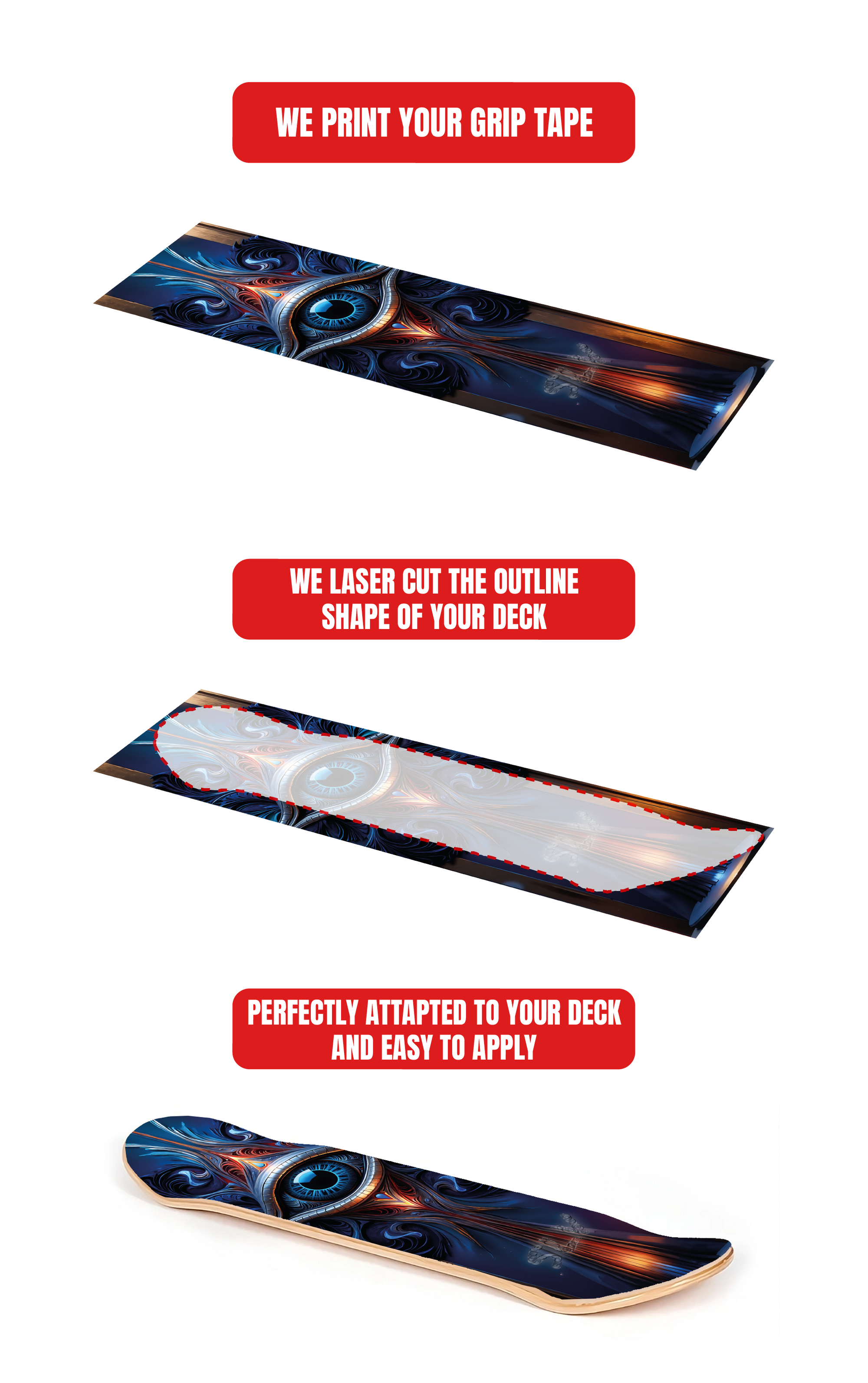 YOC Grip™ - Most Comfortable Grip Tape for Skateboards, ESK8, Onewheel