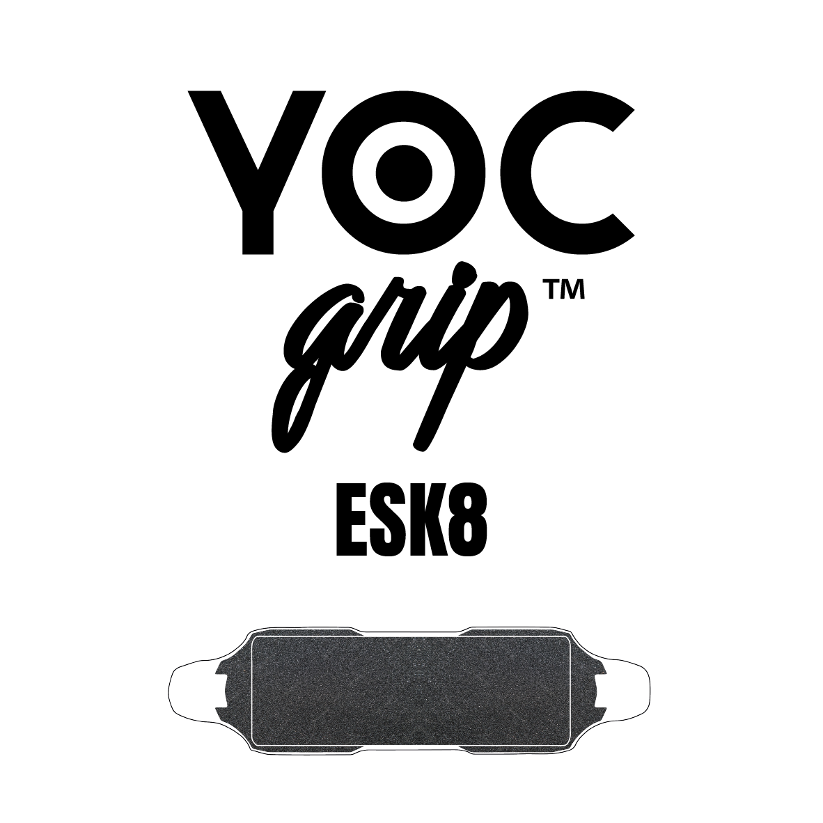 YOC Grip™ - Most Comfortable Grip Tape for Skateboards, ESK8, Onewheel